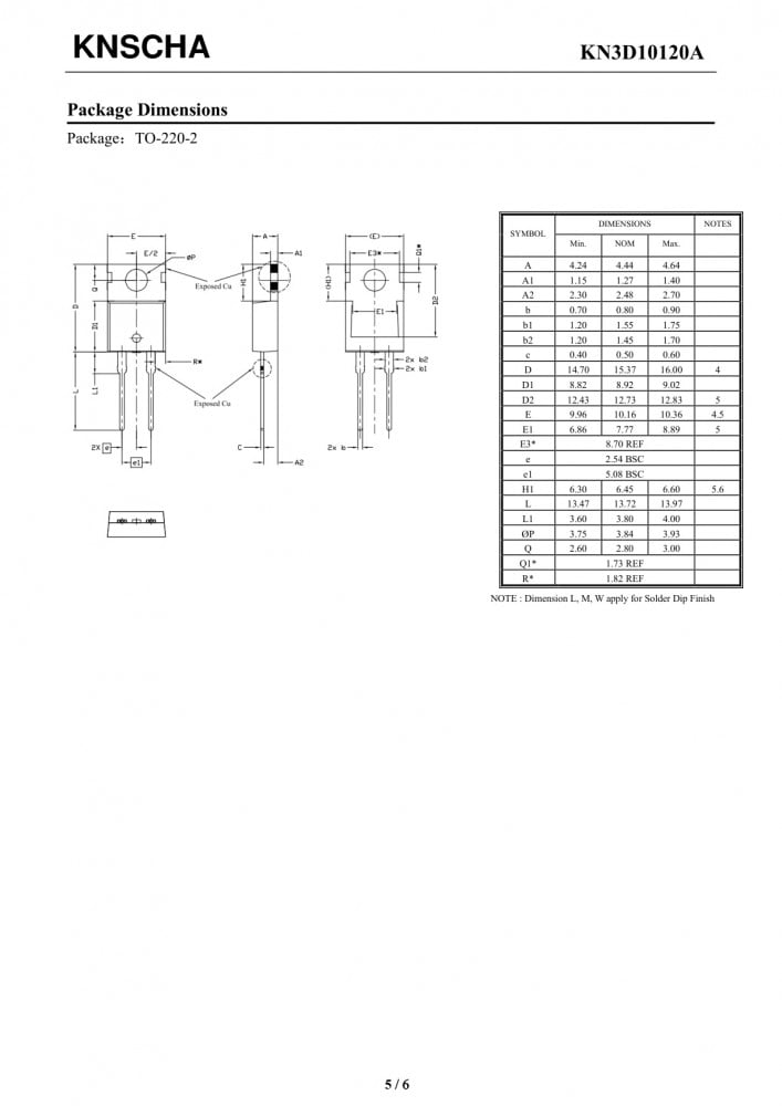 KN3D10120A datasheet page 5