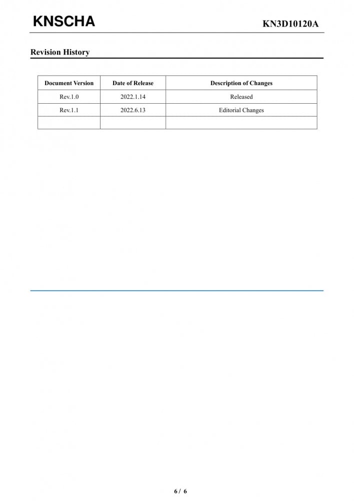 KN3D10120A datasheet page 6