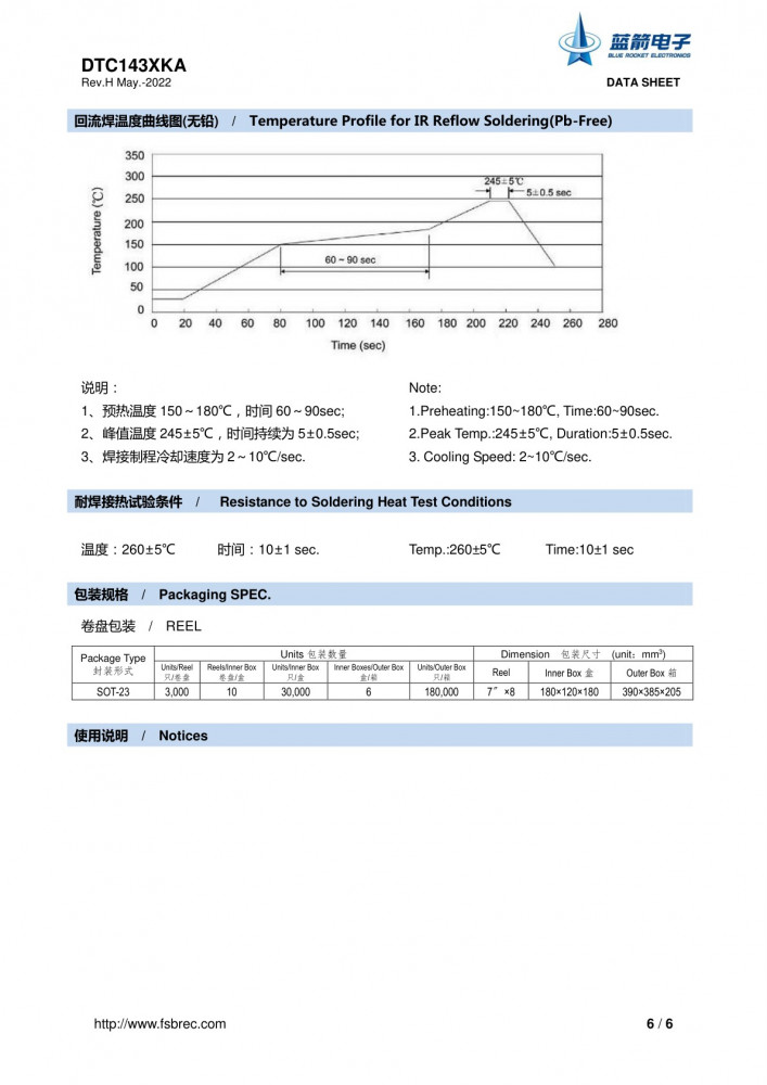 DTC143XKA datasheet page 6