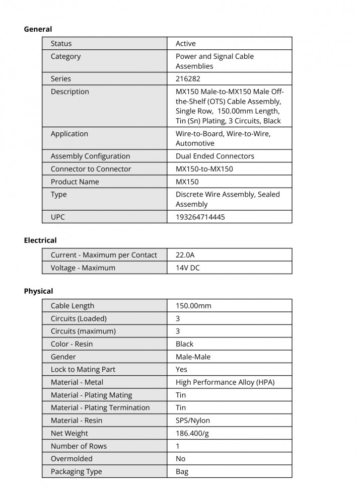 Product document preview, page 2