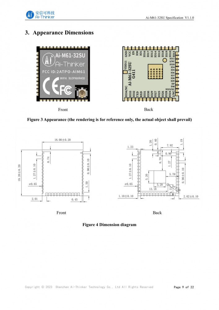 Ai-M61-32SU specification page 9