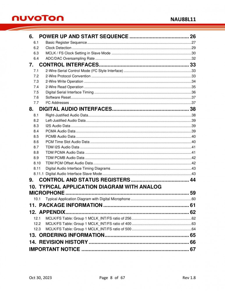 NAU88L11 document page 8