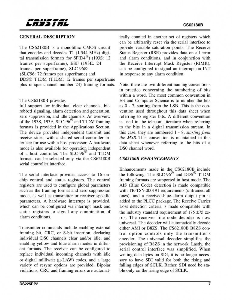 CS62180B-IL/C datasheet page 7