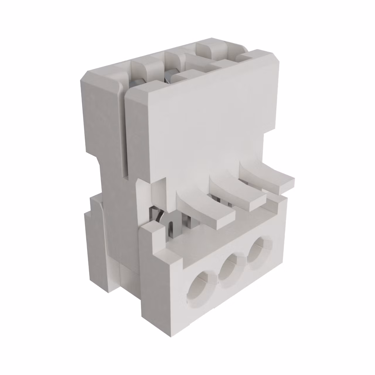 Appli-Mate RAST 2.5 IDT Housing, 2.50mm Pitch, Female, 5 Circuits, All Position Keys, Slotted Endwalls, Polarizing Rib Between 4/5