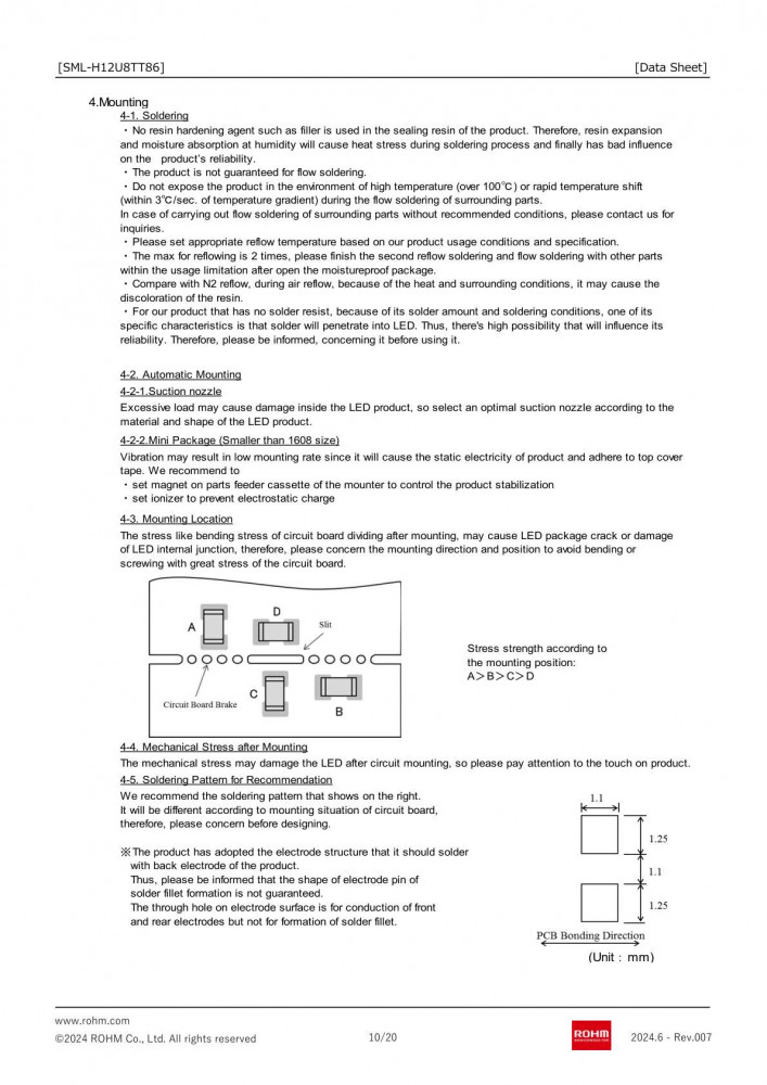 SML-H12U8TT86 datasheet page 10