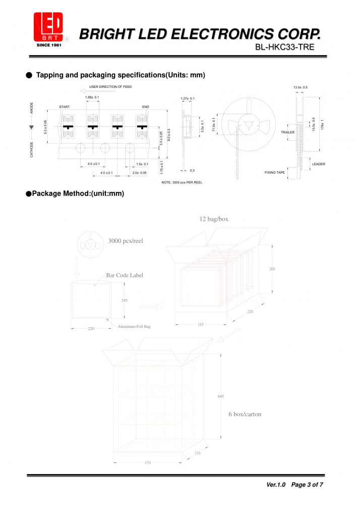 BL-HKC33-TRE datasheet page 3