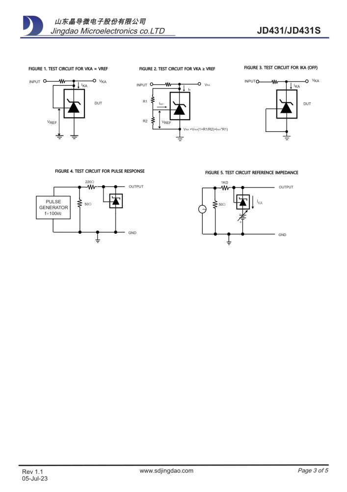 JD431A datasheet page 3