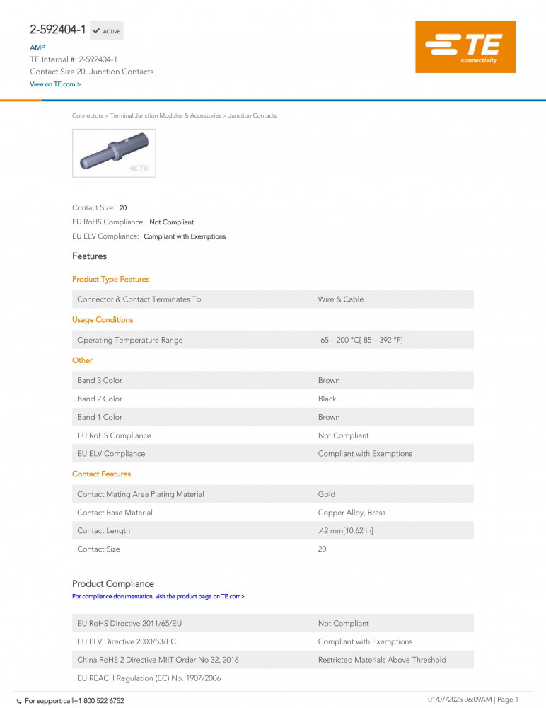 2-592404-1 technical document page 1