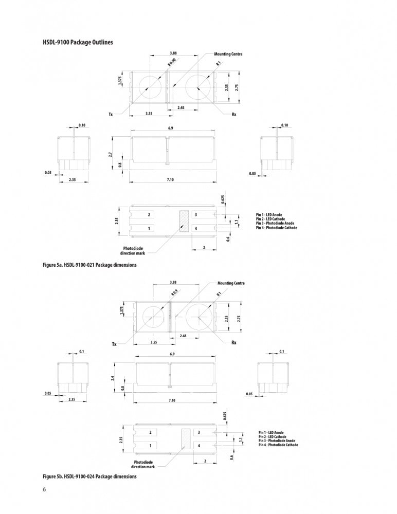 HSDL-9100 datasheet page 6