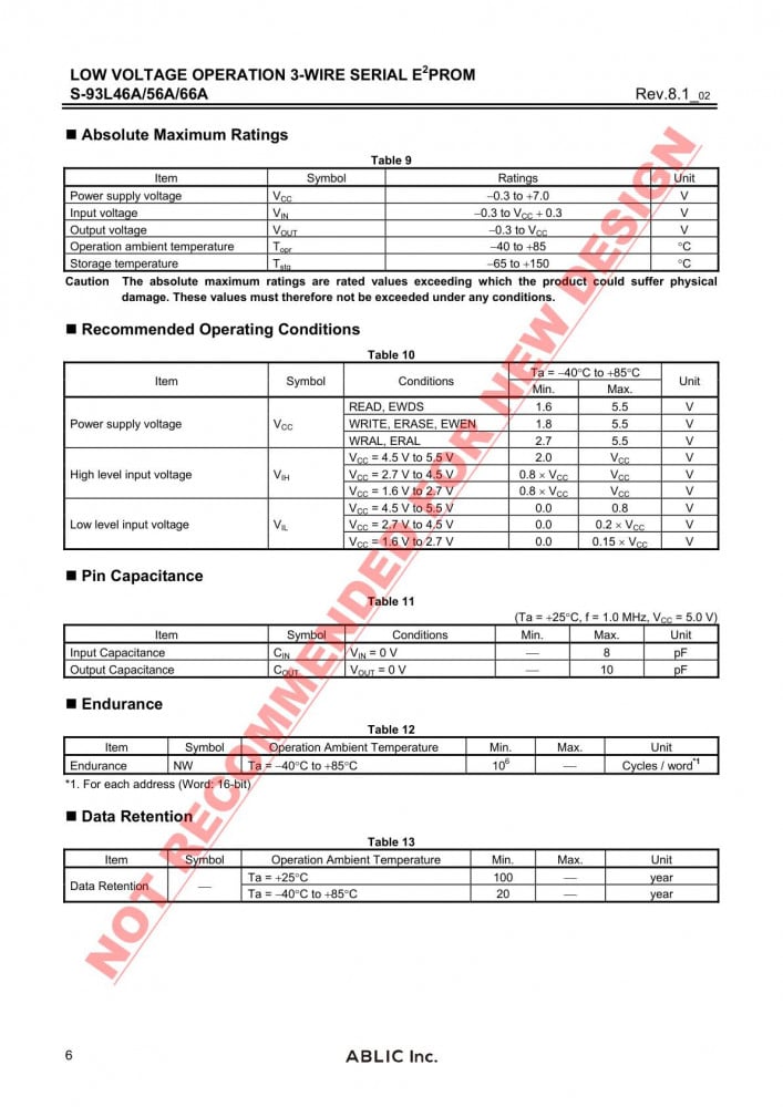 S-93L66A datasheet page 6