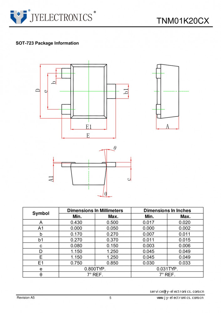 TNM01K20CX datasheet page 5
