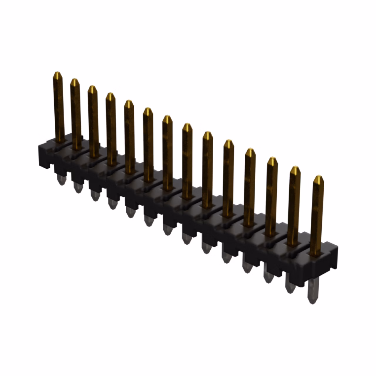 KK 396 Breakaway Header, Vertical, 14 Circuits, 0.76µm Gold (Au) Selective Plating for sale