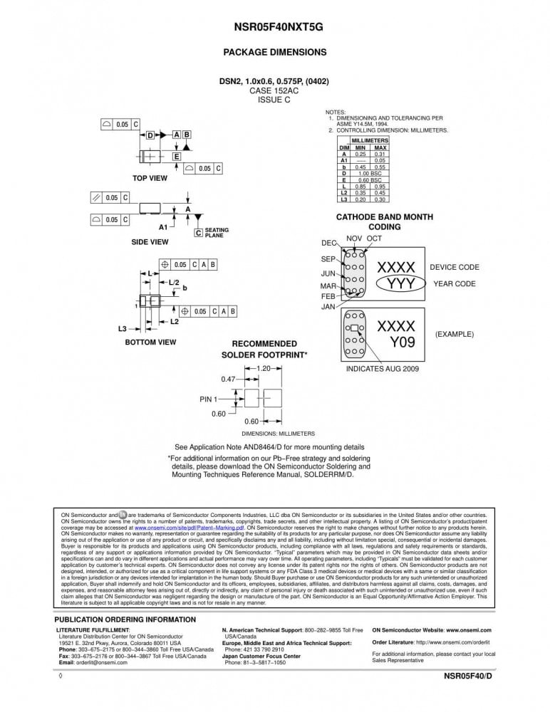 NSR05F40NXT5G datasheet page 4