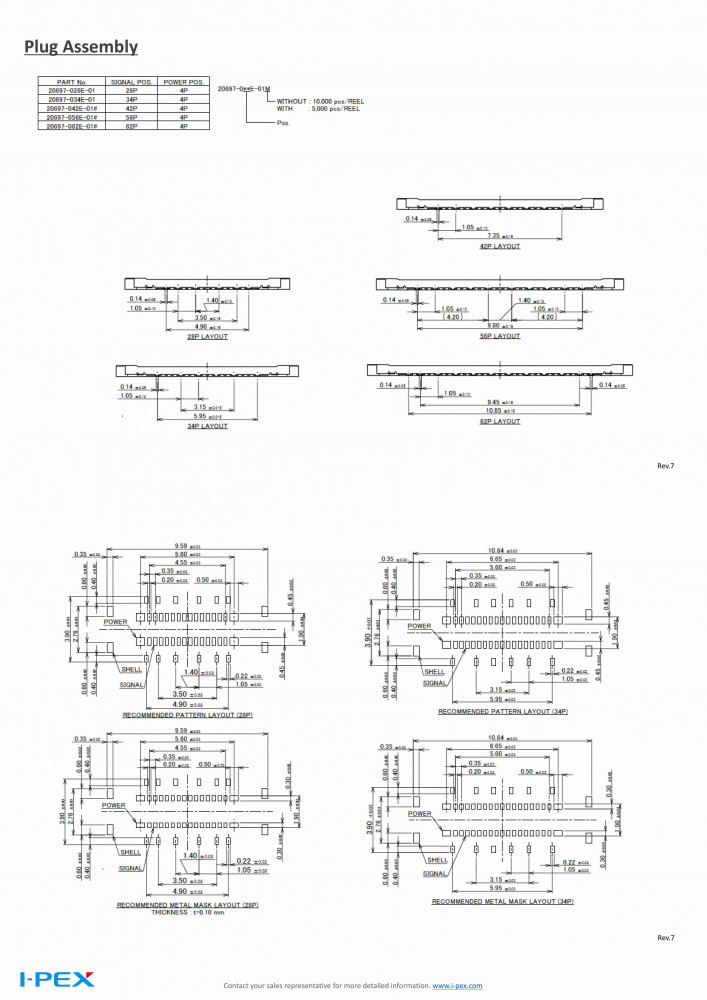 I-PEX 20698-056E-01 datasheet page 3