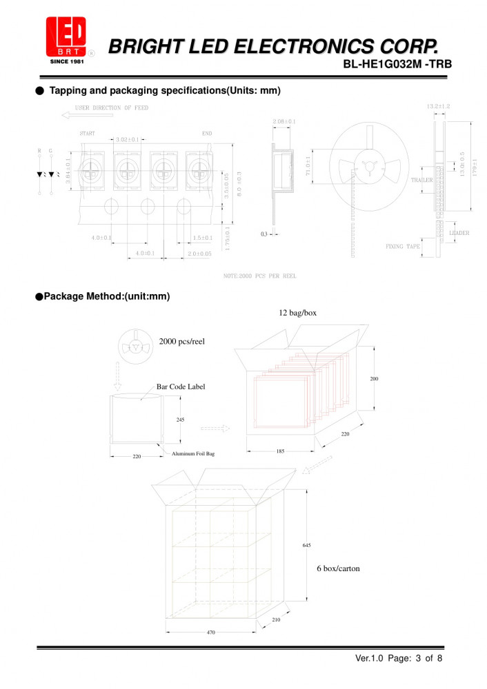 BL-HE1G032M-TRB datasheet page 3