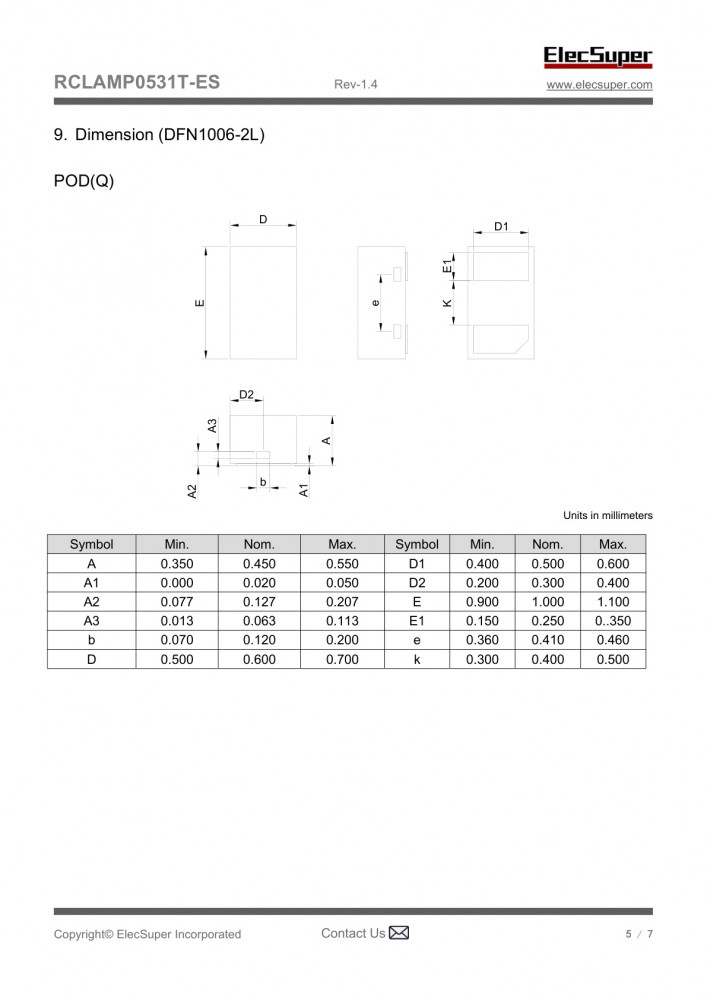 RCLAMP0531T-ES datasheet page 5