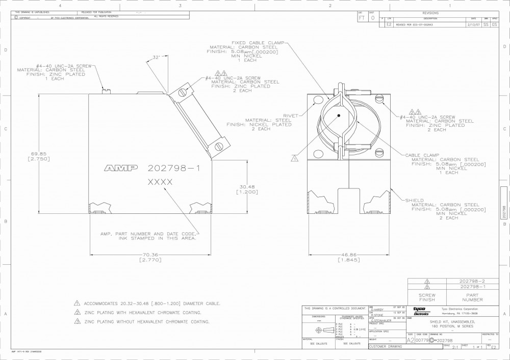 TE Connectivity 202798-1 technical document image