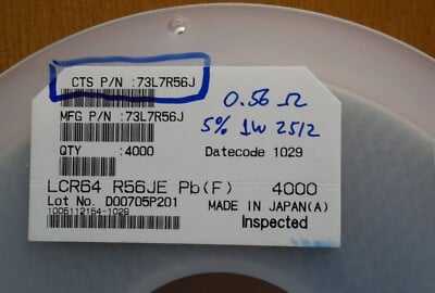 CTS 73L1R56J Surface Mount Chip Resistor
