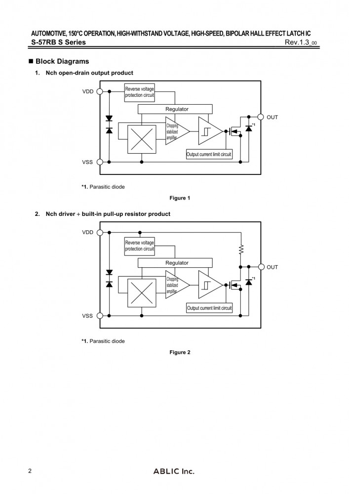 ABLIC S-57RB S datasheet page 2