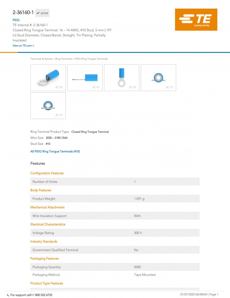 2-36160-1 technical document page 1