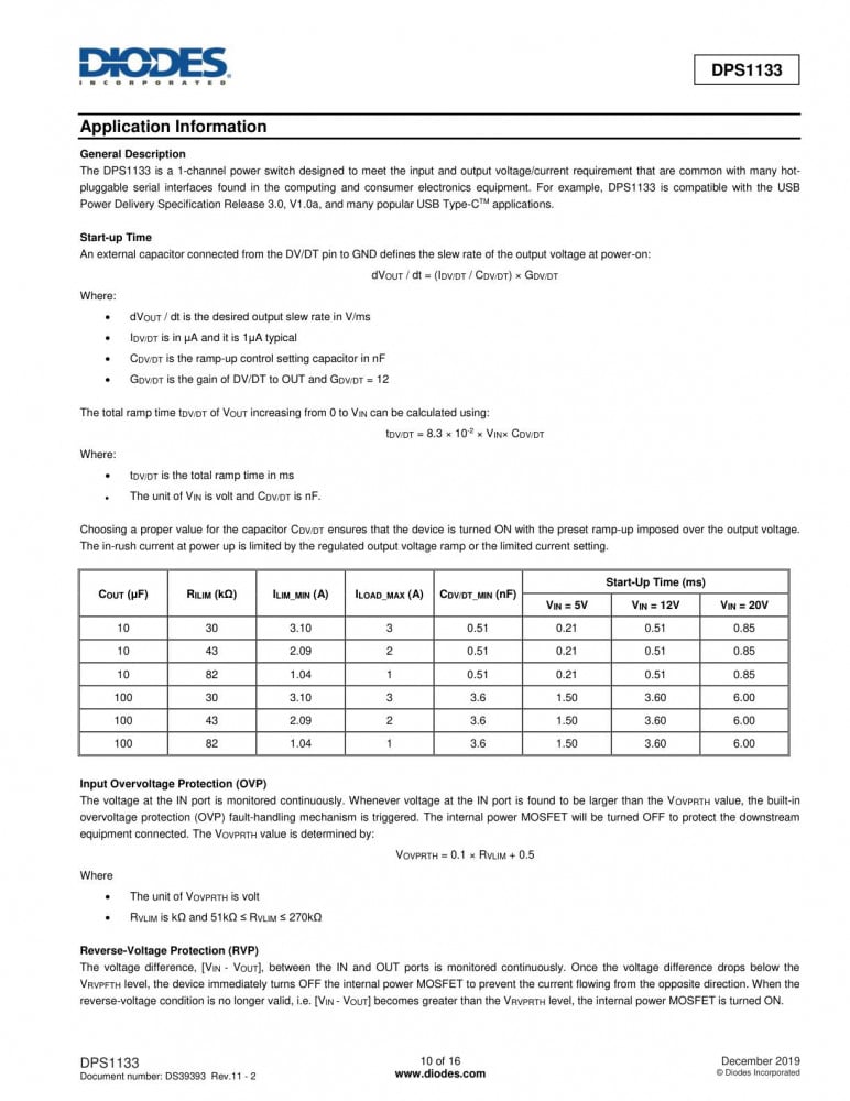 DPS1133FIA-13 datasheet page 10