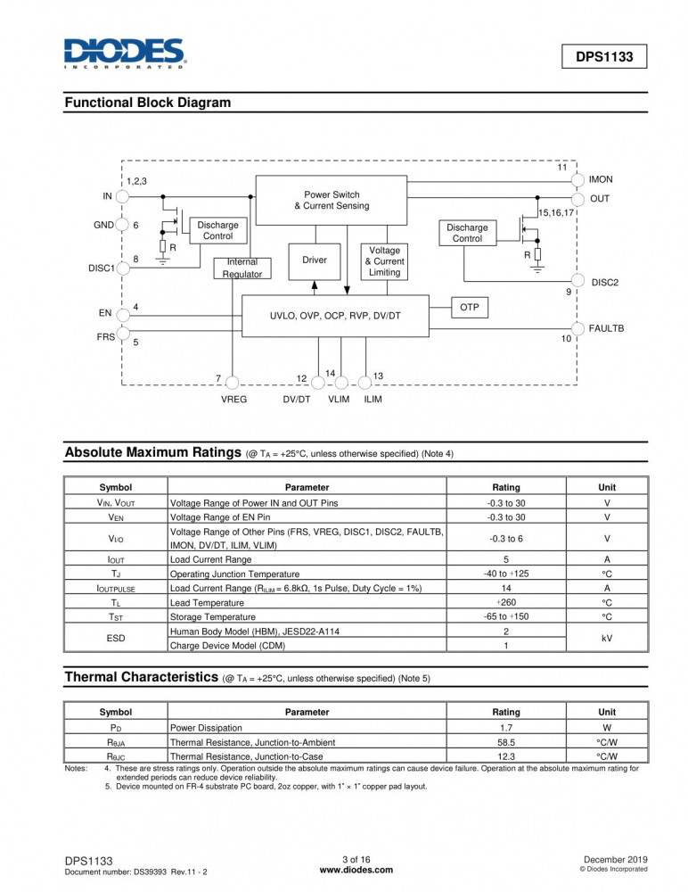 DPS1133FIA-13 datasheet page 3