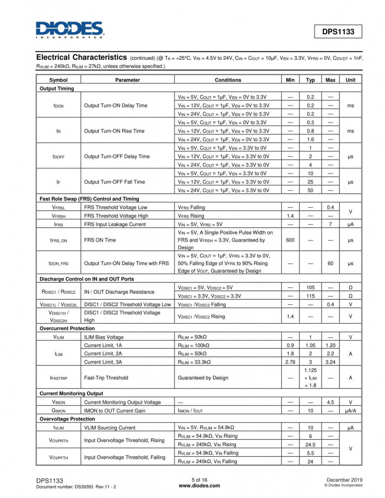 DPS1133FIA-13 datasheet page 5