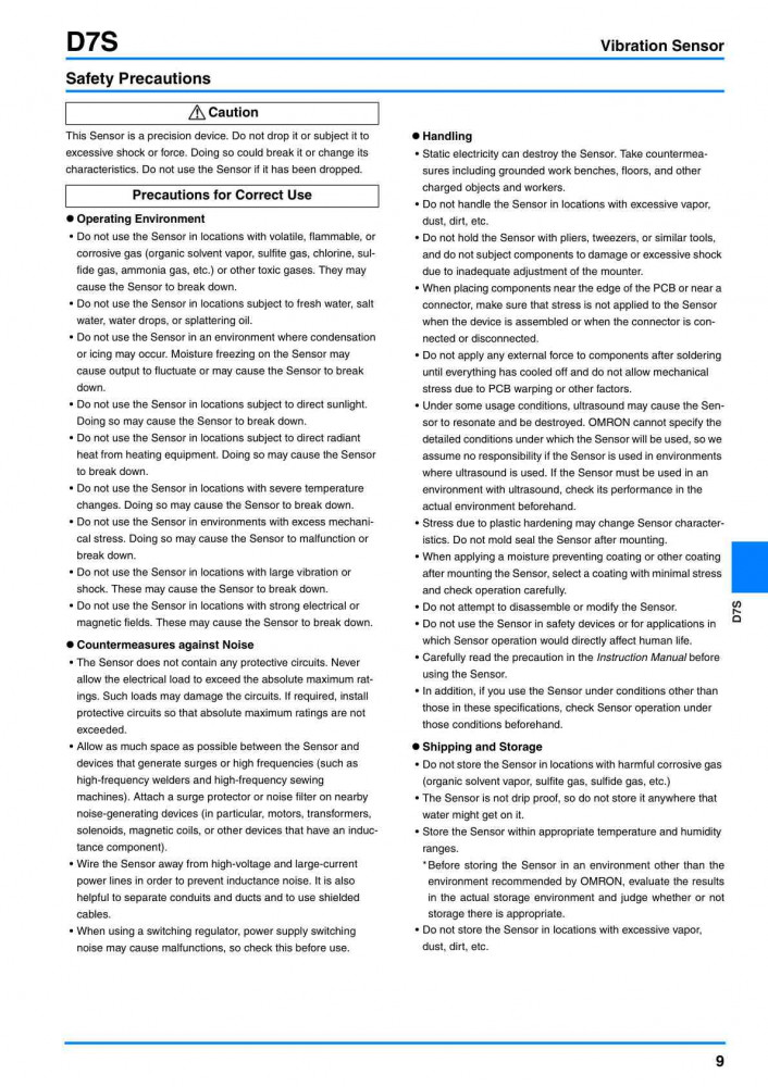 D7S technical document page 9