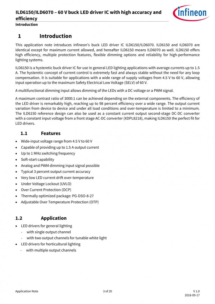 ILD6150 application note page 3