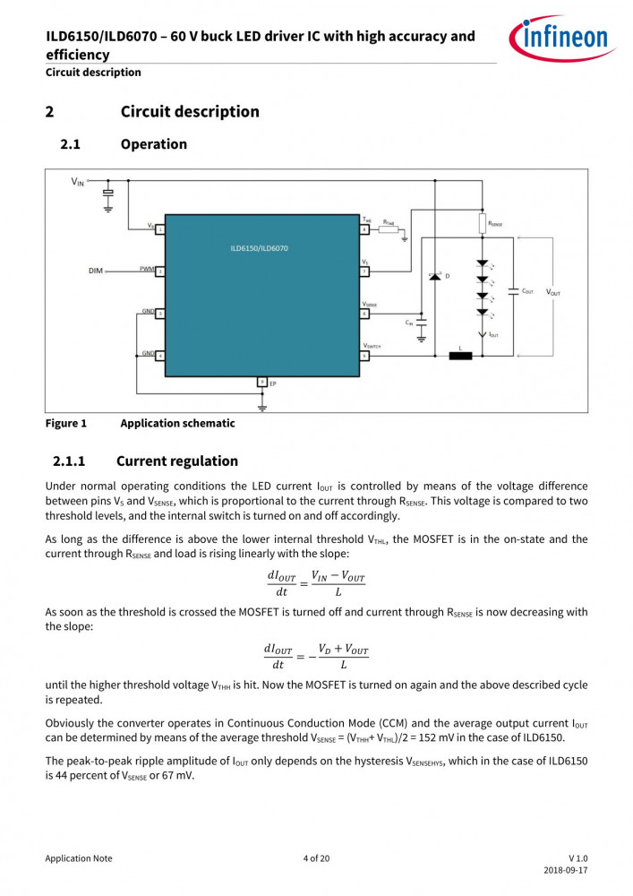 ILD6150 application note page 4