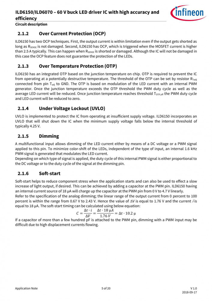 ILD6150 application note page 5
