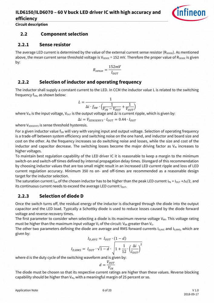 ILD6150 application note page 6
