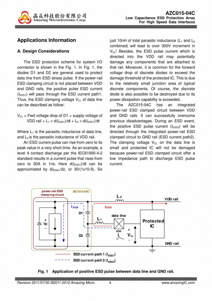 AZC015-04C datasheet page 4