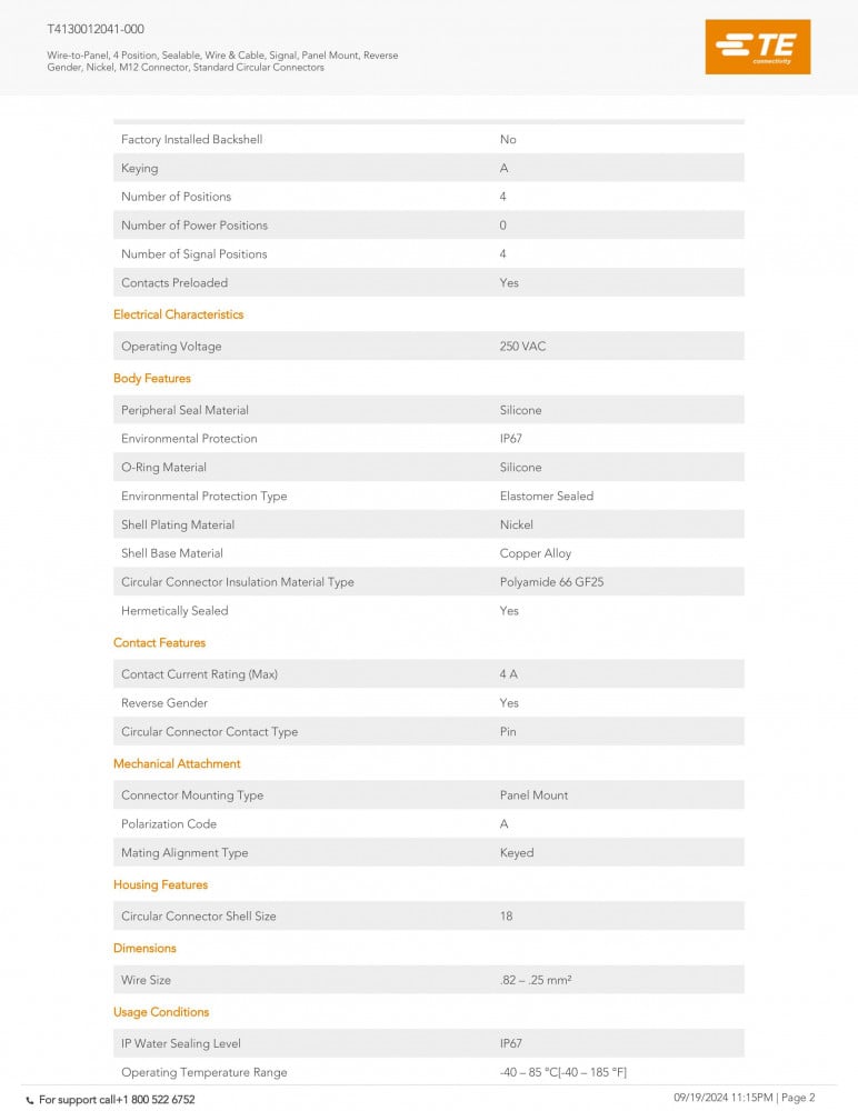 T4130012041-000 technical document page 2