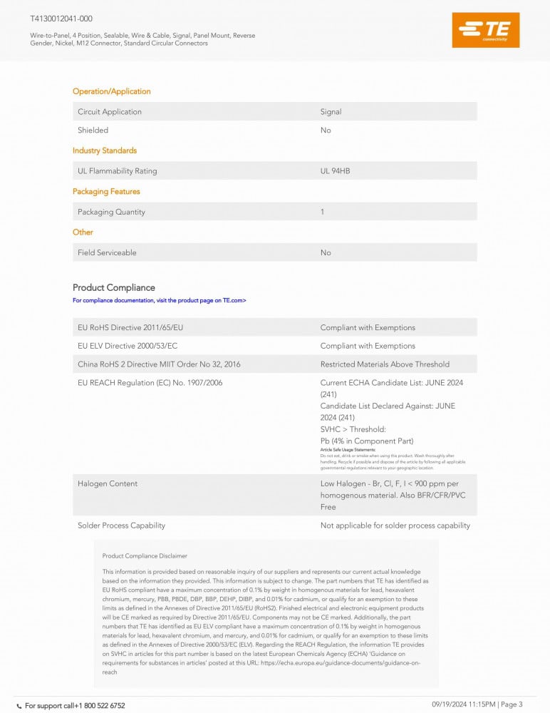 T4130012041-000 technical document page 3
