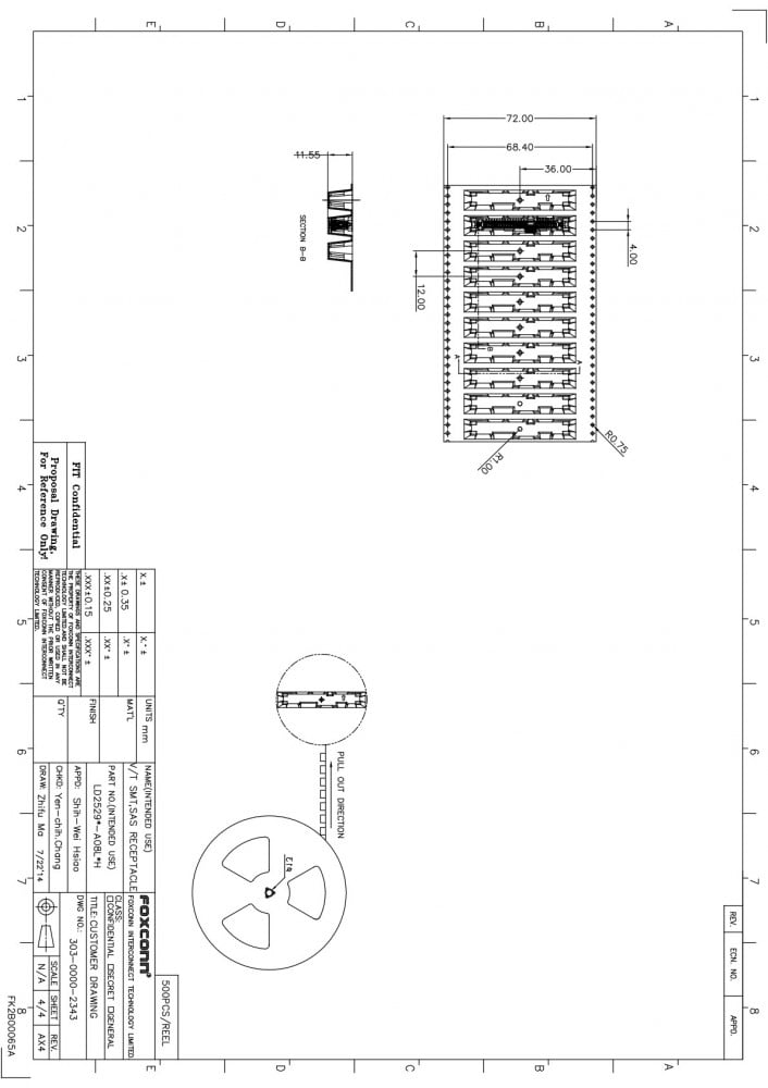 FOXCONN LD2529H-A08L6H technical document page 4
