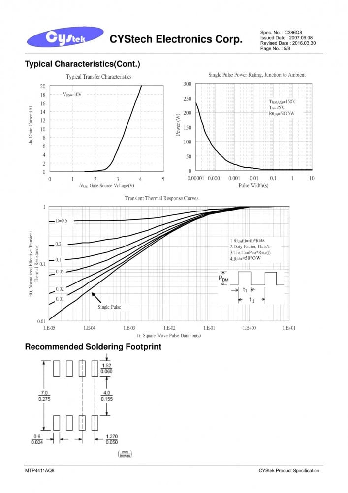 MTP4411AQ8 datasheet page 5