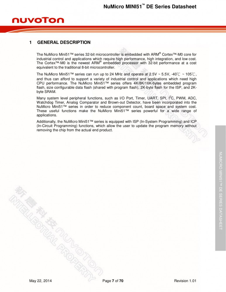 MINI52ZDE datasheet page 7