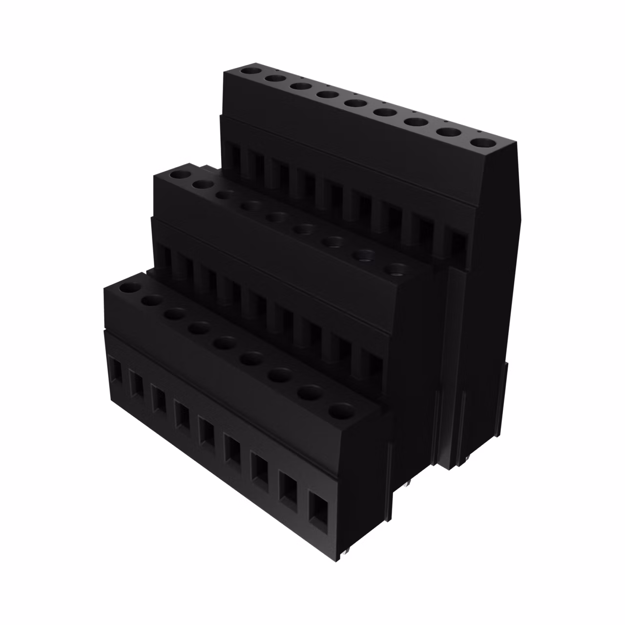 5.08mm Pitch Beau Eurostyle High Profile, Three Level Terminal Block, Modular, 27 Circuits for sale