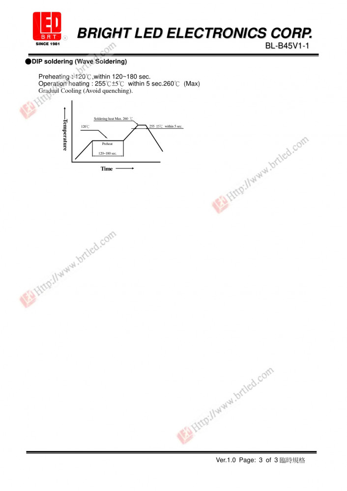 BL-B45V1-1 datasheet page 3 preview