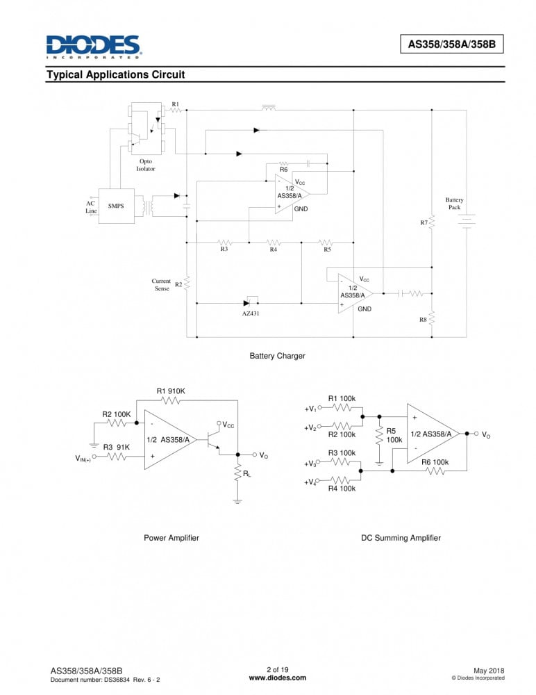AS358A datasheet page 2