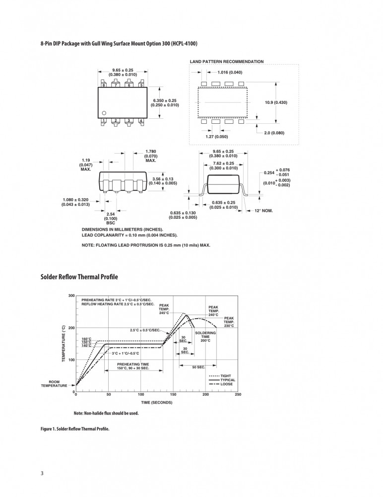 HCPL-4100-500E datasheet page 3