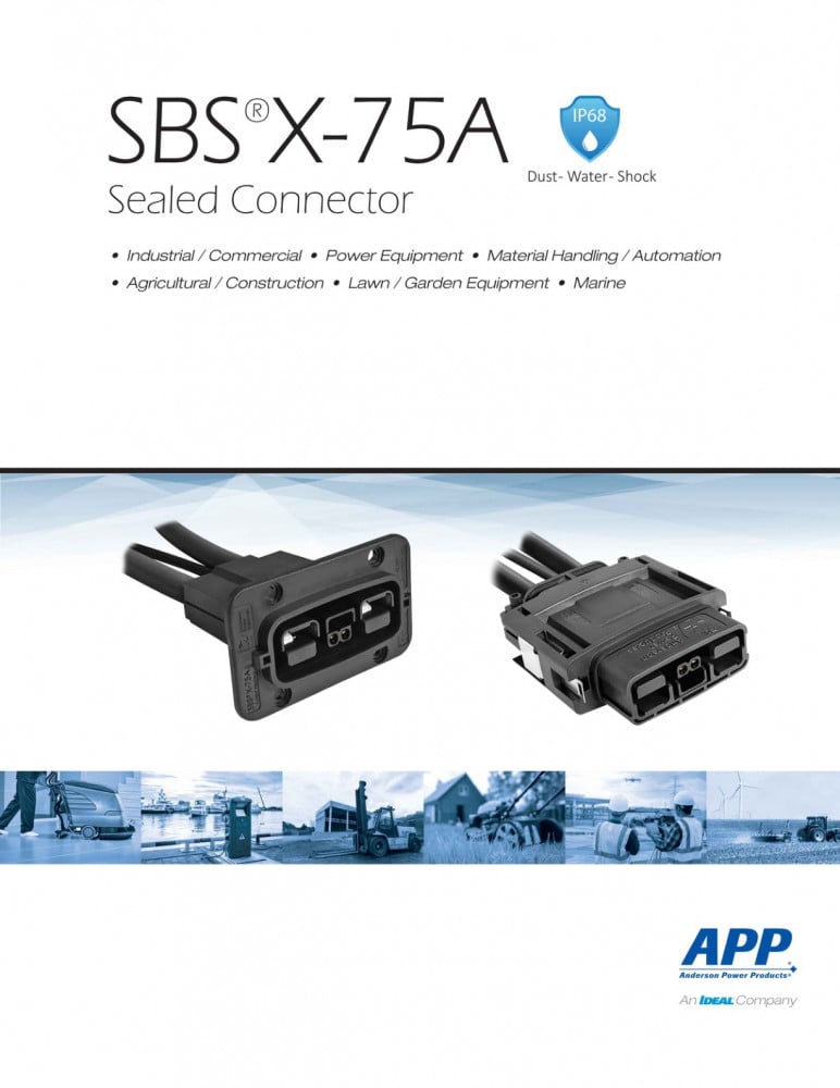 Anderson Power SBS X-75A document page 1