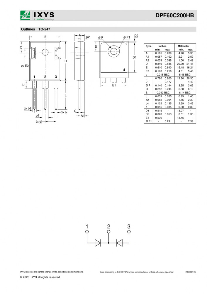 DPF60C200HB datasheet page 4
