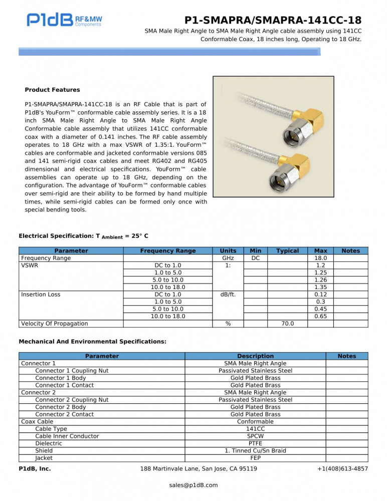 P1-SMAPRA/SMAPRA-141CC-18 product visual, page 1