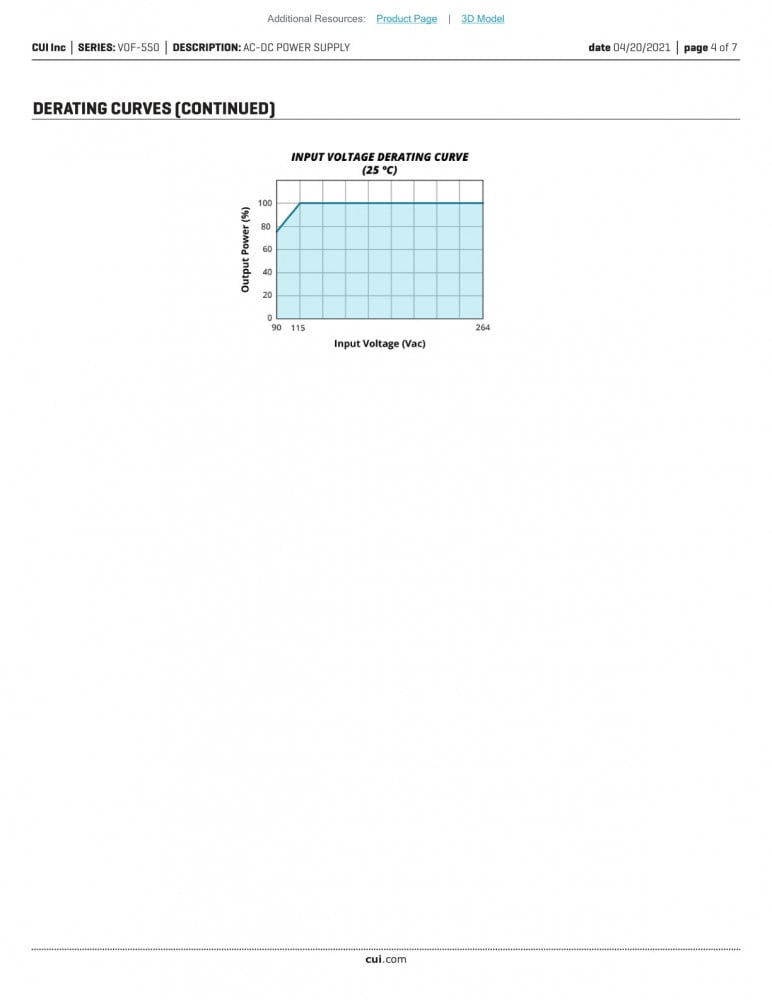 CUI VOF-550-30 datasheet page 4