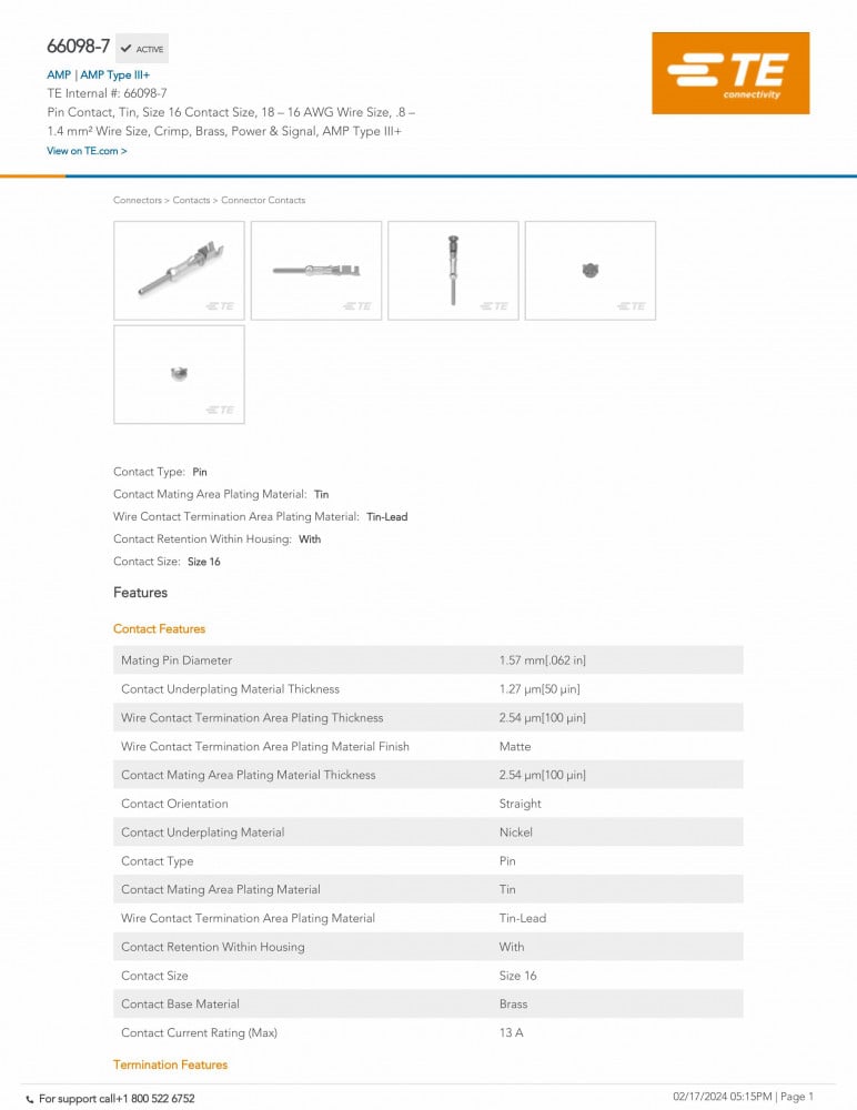 66098-7 technical document page 1