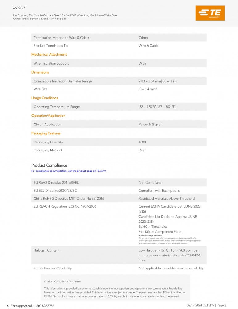 66098-7 technical document page 2