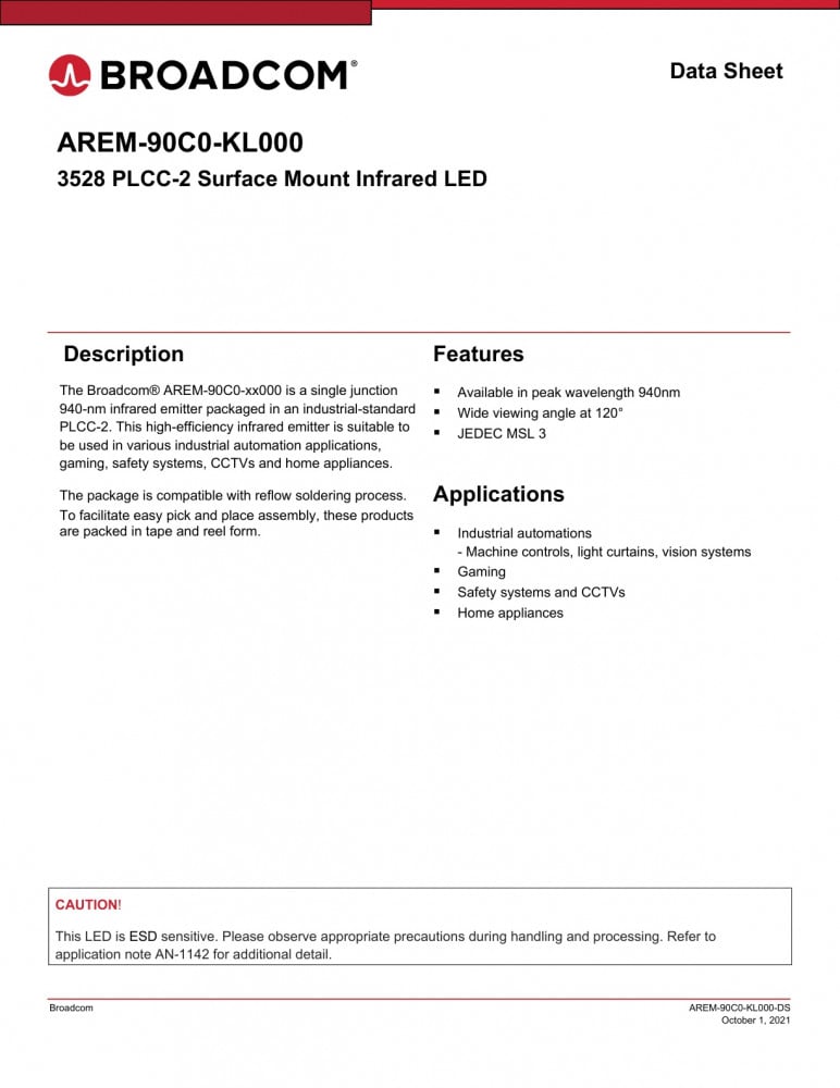 AREM-90C0-KL000 datasheet page 1