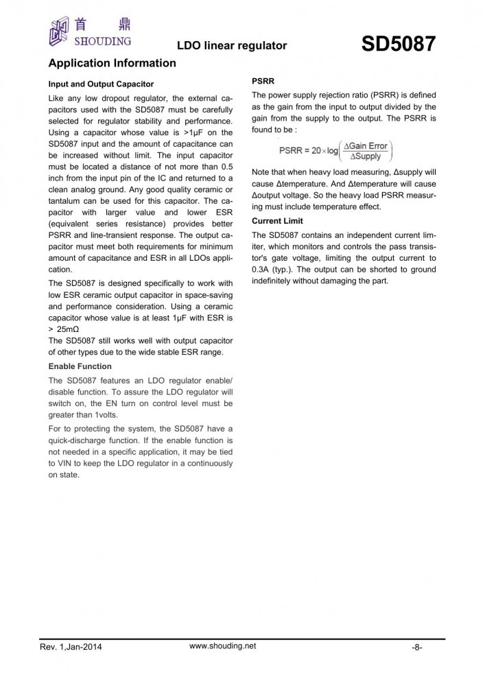 SD5087 datasheet page 8